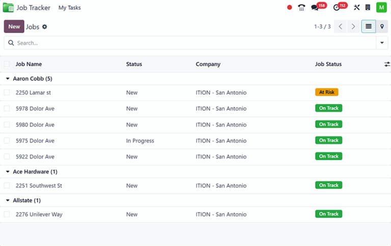 DIP Job Tracker - DFW IT Partner